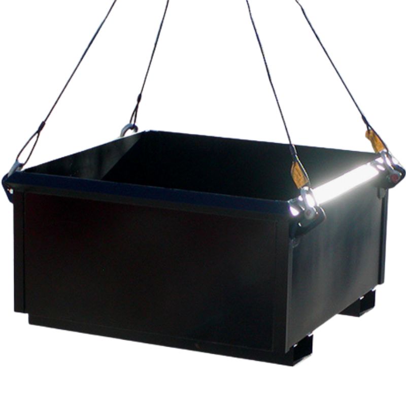 Crane Lift Hopper Box — Titan Attachment Pro